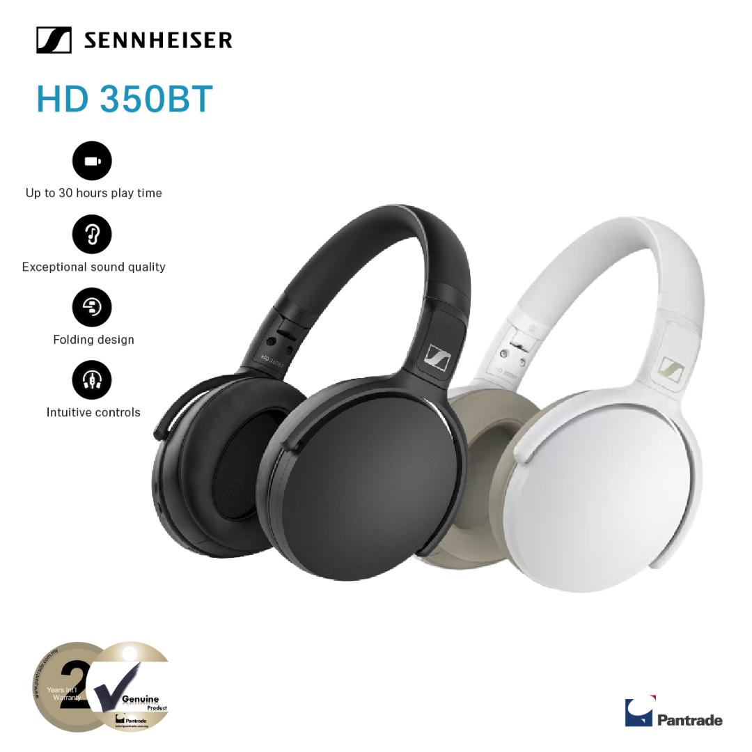 Sennheiser HD 350BT Wireless Headset White / Black